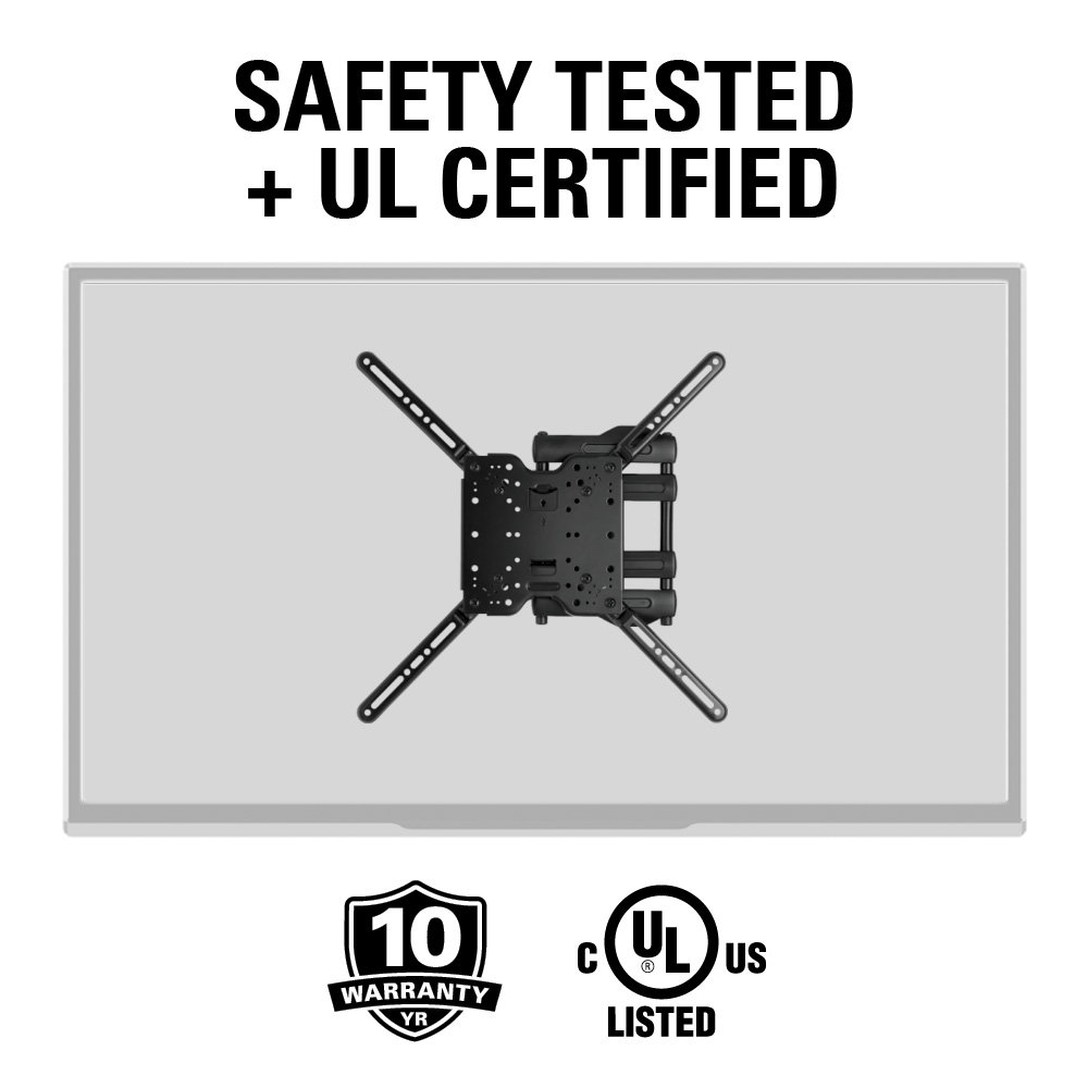 Made for Amazon Full-Motion TV Wall Mount for 32 to 80 TV