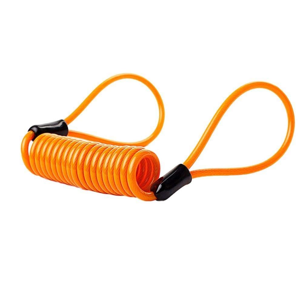 RUKDA Bicycle Lock Motorcycle Bicycle Anti Theft Lock Rope Wire Scooter Spring Wire Lock Security Reminder Cycling Mountain Bike Lock Tool Bike Lock