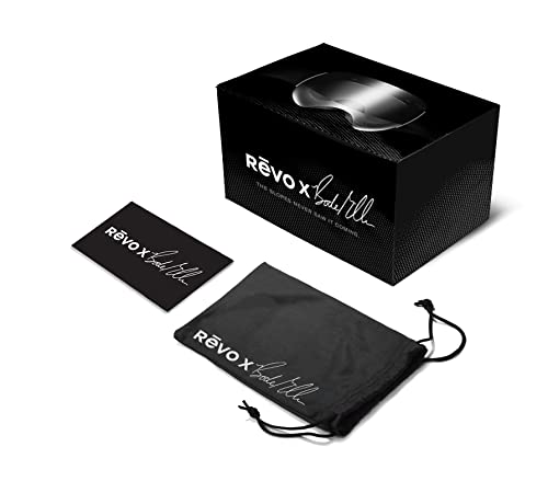 Revo Goggles No. 6 x Bode Miller: Interchangeable SuperNova+ Photochromic Lens, Matte White Frame with Blue Water Lens