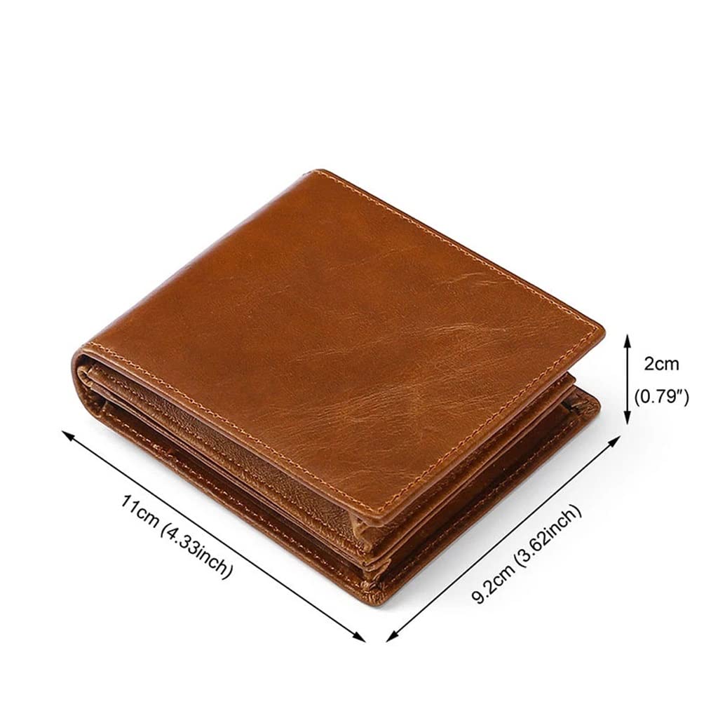 ZCMEB Wallet Handmade Men's Wallet with Wallet Bank Card Holder Wallet Men