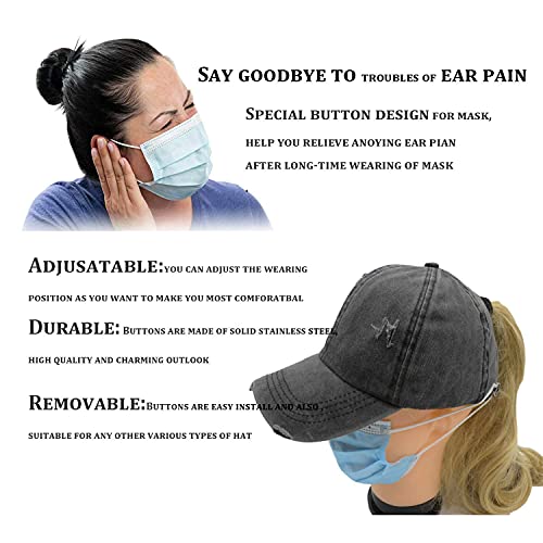 Running Golf Hiking Caps Sun Hats for Women Men American Embroidered Flag Hats with Button