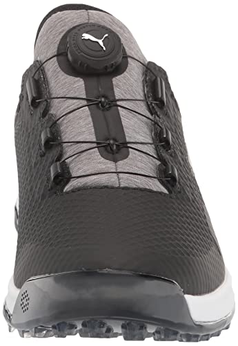 Puma Golf Men's Proadapt Alphacat Disc Golf Shoe, Puma Black/Puma Silver/Quiet Shade, 11