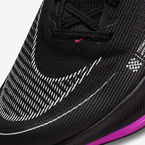 Nike Men's ZoomX Vaporfly Next 2 Running Shoes, Black/Flash Crimson, 13