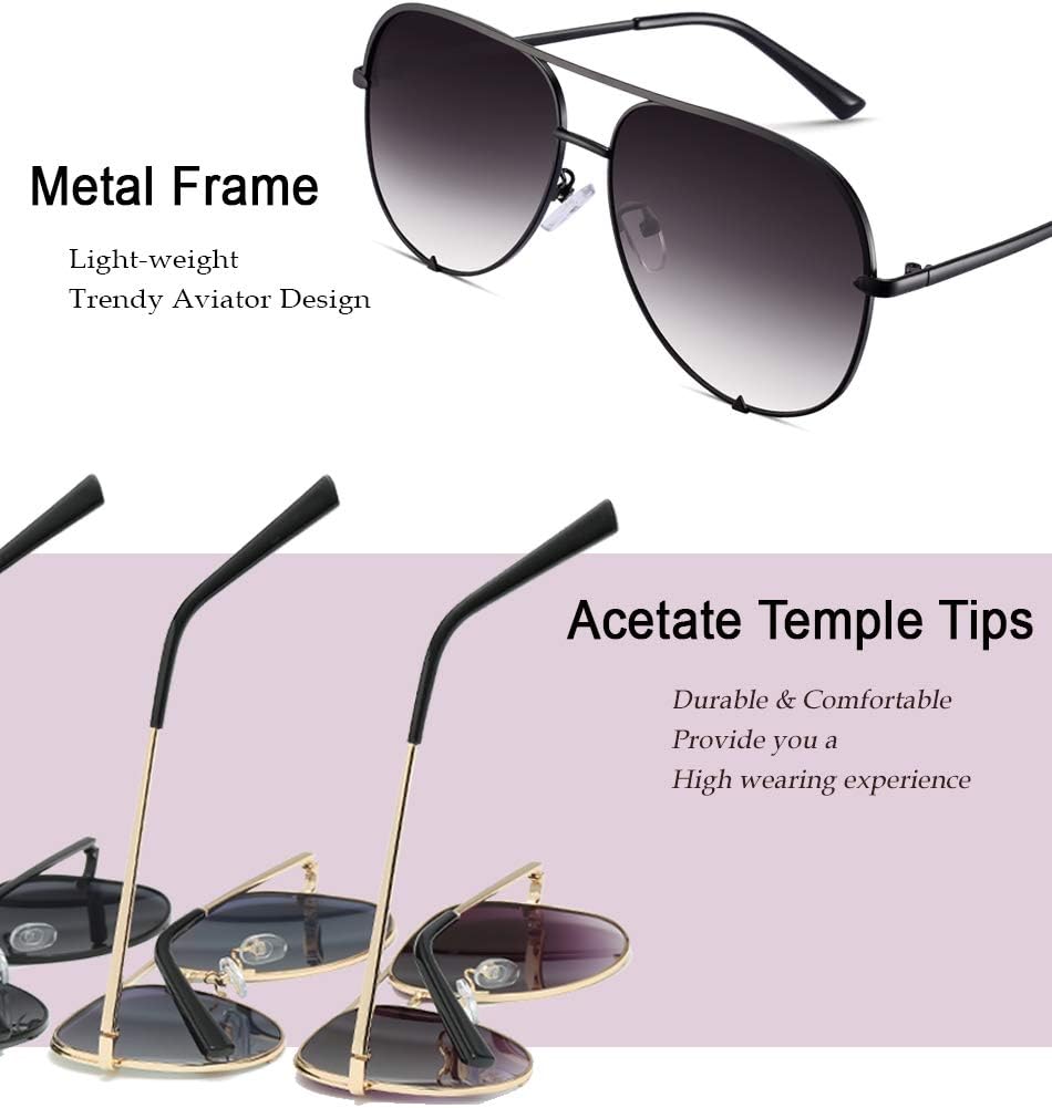 Mirrored Aviator Sunglasses For Men Women Fashion Designer UV400 Sun Glasses