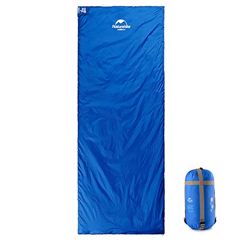 Naturehike Ultralight Envelope Sleeping Bag, Backpack Portable Compact Lightweight Warm Weather Sleeping Bag for Adults Kids, Backpacking, Camping, Hiking with Compression Sack