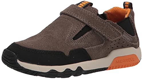 Merrell Free Roam Jungle Moc Moccasin, Gunsmoke, 2.5 US Unisex Big Kid