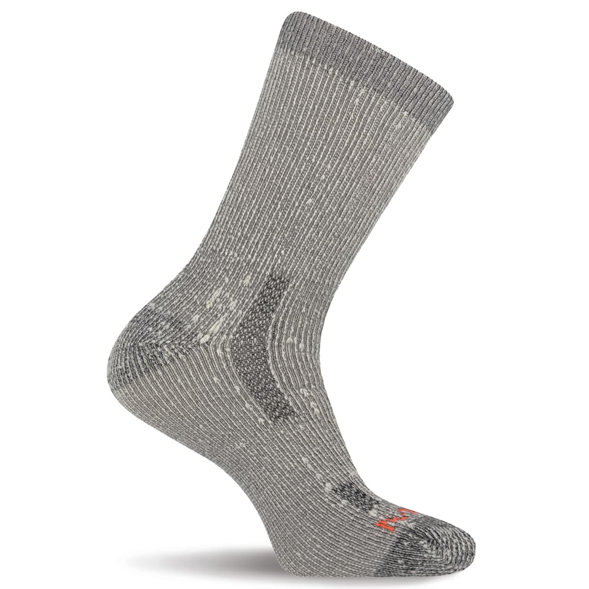 Merrell Heavyweight Merino Wool Hiking Crew Socks-Breathable Reinforced Cushion and Arch Support, Light Brown, M/L (Men's 9.5-12 / Women's 10-13)