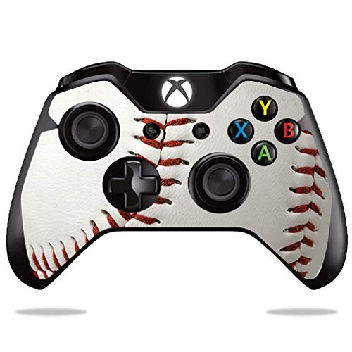 MightySkins Skin Compatible with Microsoft Xbox One or One S Controller - Baseball | Protective, Durable, and Unique Vinyl wrap Cover | Easy to Apply, Remove, and Change Styles | Made in The USA