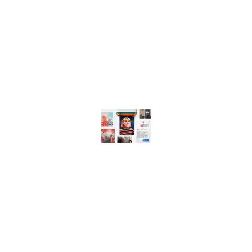 Polaroid Originals Hi-Print 2x3-Inch 20 Sheets Paper Cartridge (5-Pack) Bundle with IS-40 instax Album (6 Items) F