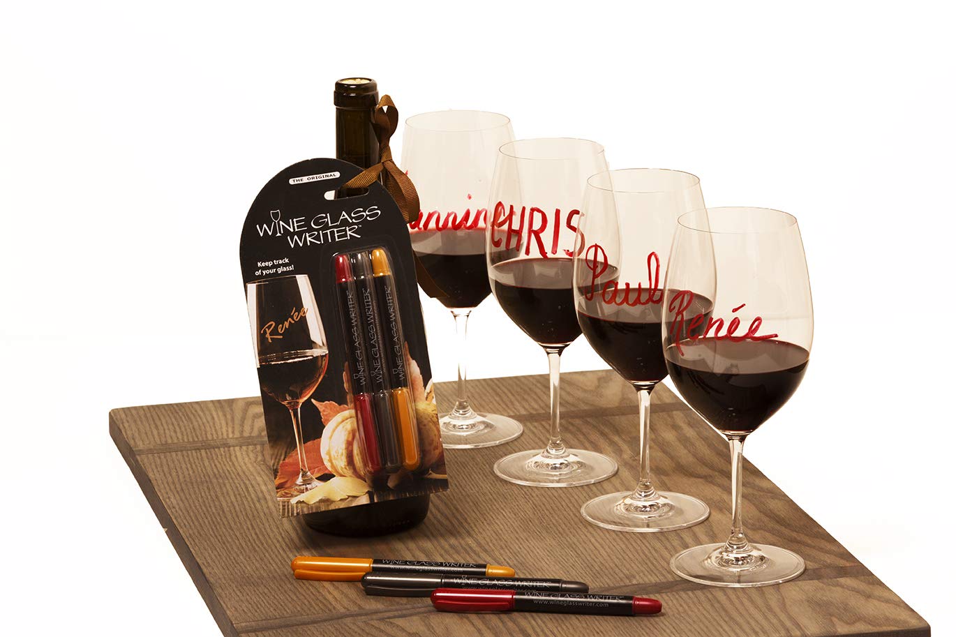 Wine Glass Writer Pens Harvest Set of 3#34223