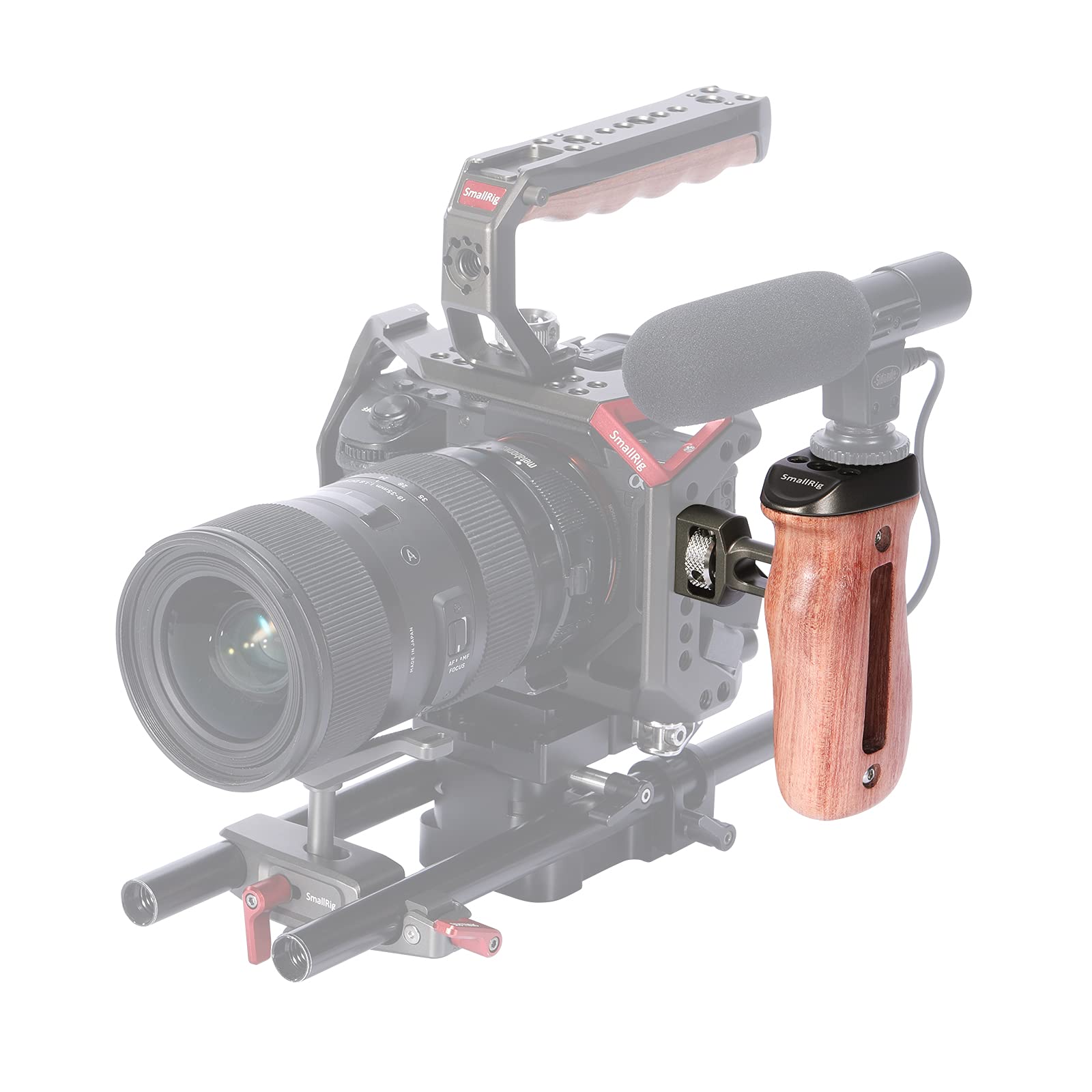 SmallRig Wood Side Handle with Mount for ARRI-Style HSS2642