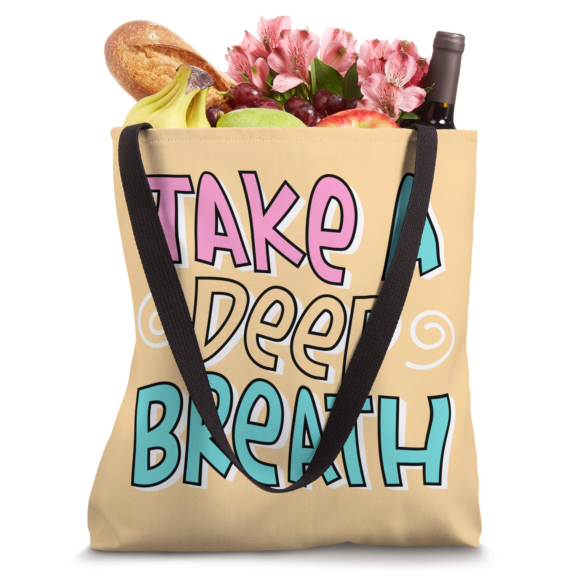 Take A Deep Breath Mental Health Awareness Matters Tote Bag
