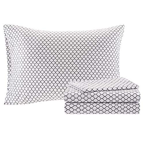 Madison Park Essentials Claremont Twin Size Bed Comforter Set Bed in A Bag - Purple, Grey, Floral – 7 Pieces Bedding Sets – Ultra Soft Microfiber Bedroom Comforters, Twin(68"x86")