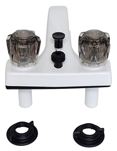 Valterra Phoenix Faucets PF212242 Dual Handle 4" Bathroom Diverter Faucet - White