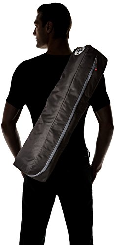 Manduka Go Light Full Zip Yoga Mat Carrier Bag with Adjustable Strap, 30 x 5.5 x 7, Black, One Size (GO LIGHT 3.0-BLACK)
