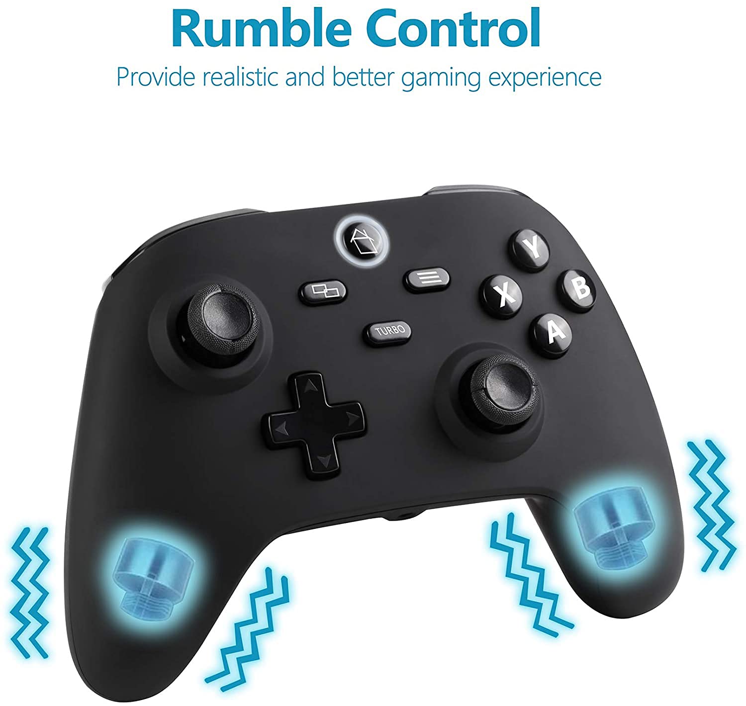 RIBOXIN Wireless Controller for Xbox One 2.4G Wireless Game Controller Xbox One Controller for Xbox One S/X and PC (Win 7, 8, 10) with No Audio Jack