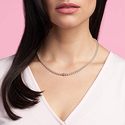 PANDORA Beads & Pave, Clear CZ Necklace
