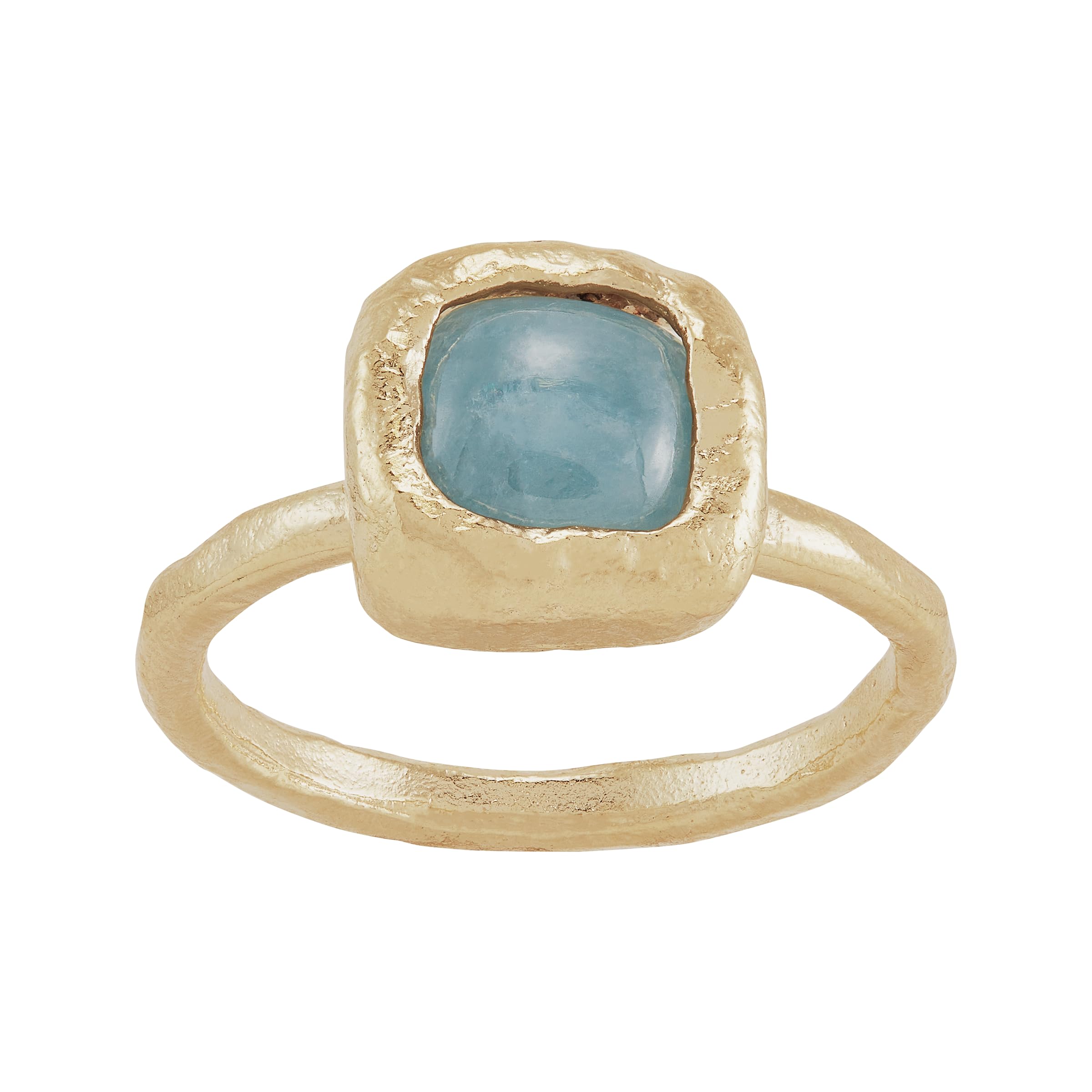 Silpada 'Mediterra' 14K Yellow Gold-Plated Sterling Silver Ring, Size 8, Size 8