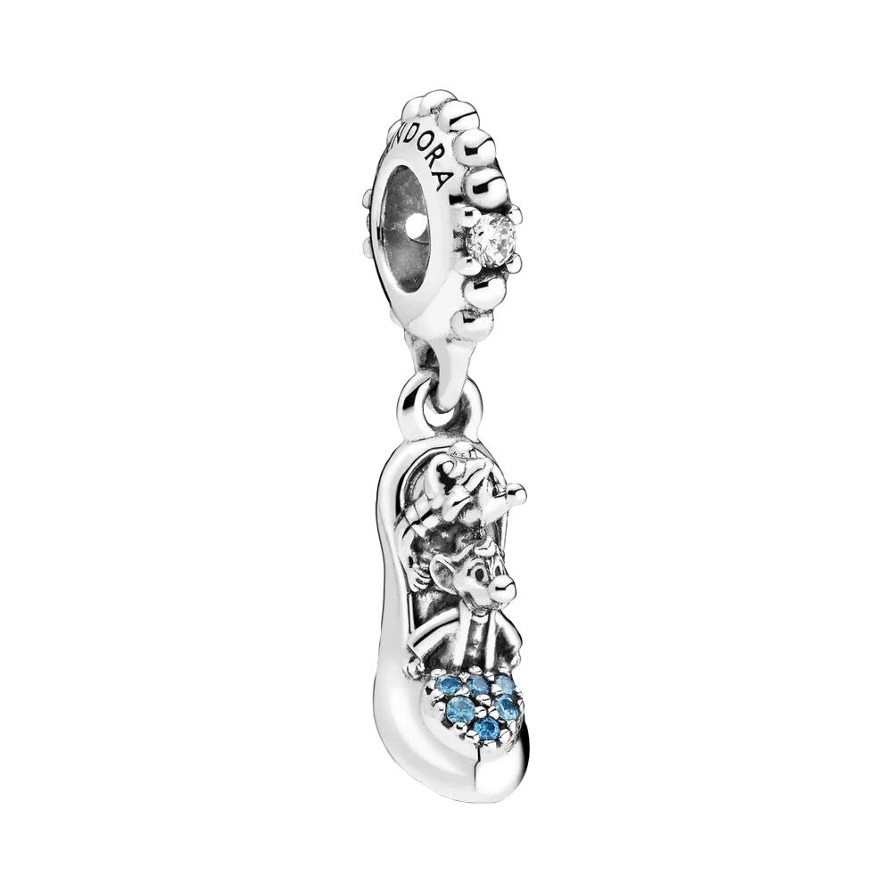 PANDORA Cinderella Glass Slipper & Mice Charm