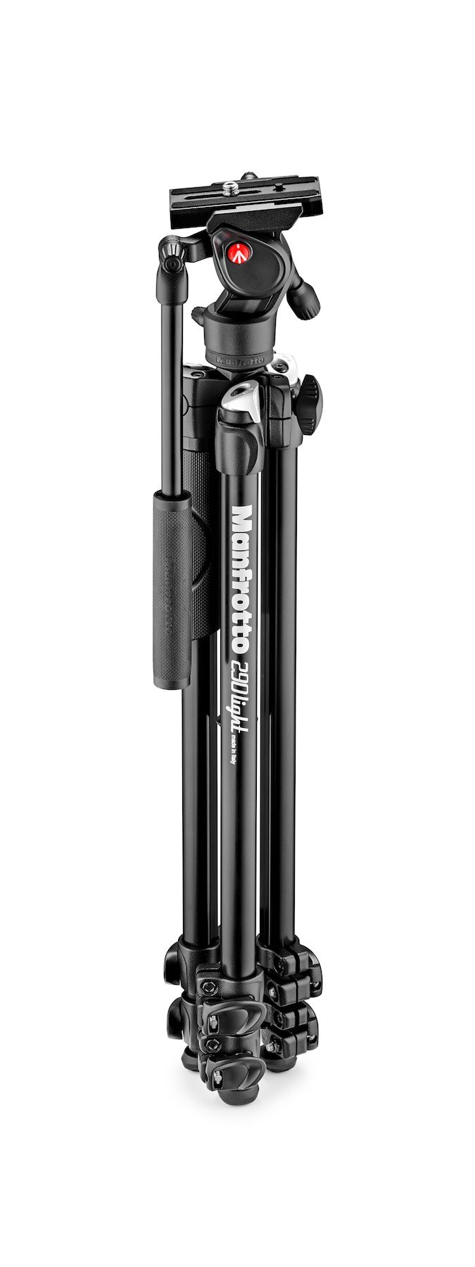 Manfrotto MK290LTA3-VUS BeFree Live Fluid Video Head with 290 Light Aluminum Tripod Kit