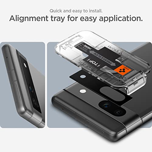 Spigen Camera Lens Screen Protector [GlasTR EZ FIT Optik] Designed for Pixel 7a [Case Friendly] - [2 Pack]