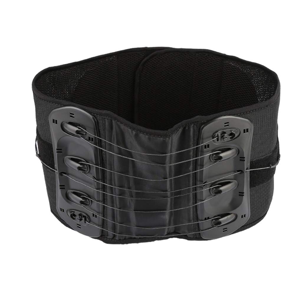 TANGIST Adjustable Pull,lumbar Brace Belt For Pain Relief And Injury Prevention,Posture Therapy Sports & Work (Size : L)
