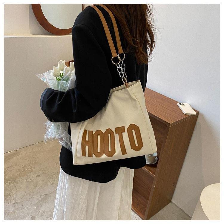 Summer large capacity bag Women texture shoulder bag Student commuting tote bag (?)