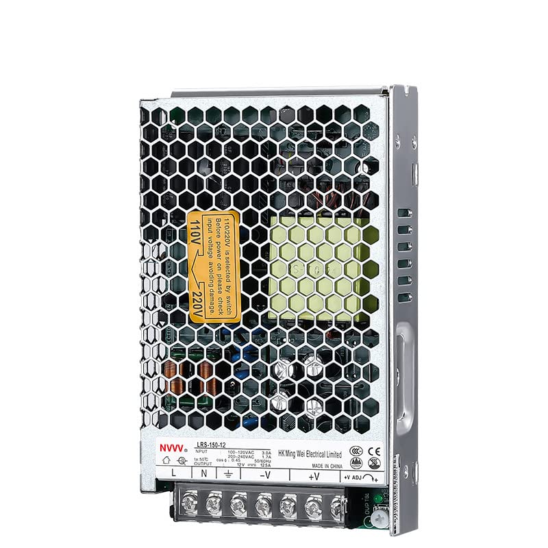 NVVV LRS-50-12 Switching Power Supply 12V 4.2Amp Enclosed Switchable Power Supply