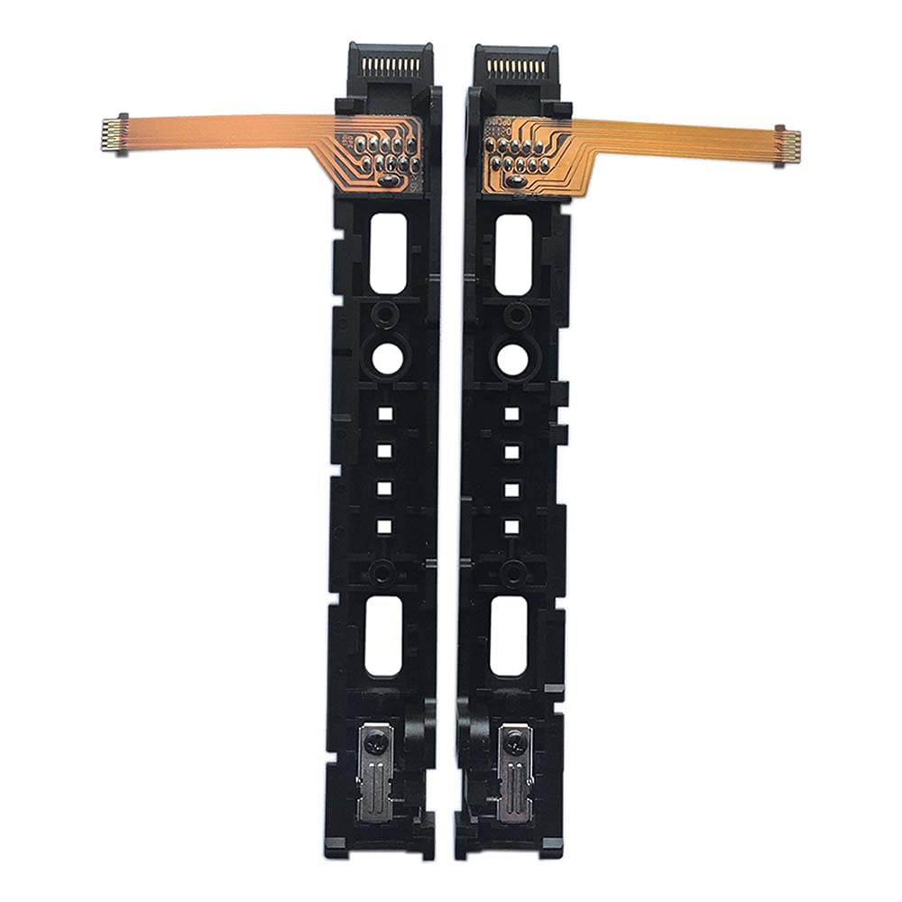 Rinbers Left Right Slide Rail Slider Bracket with Sensor Flex Cable Replacement with Repair Tool Kit for Nintendo Switch NS 2017 Joy-Con Controller Slide Bar (NOT for Console)