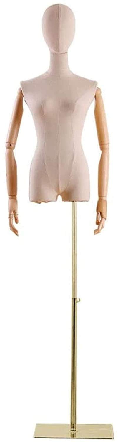 Mannequin Mannequin Dressmakers Dummies Fashion Students Display Bust Metal Bracket Base Female Professional Tailors Dummy (#4)