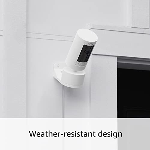 Ring Indoor/Outdoor Pan-Tilt Mount for Stick Up Cam Battery, Black (Indoor/Outdoor Power adapter included. Camera not included)