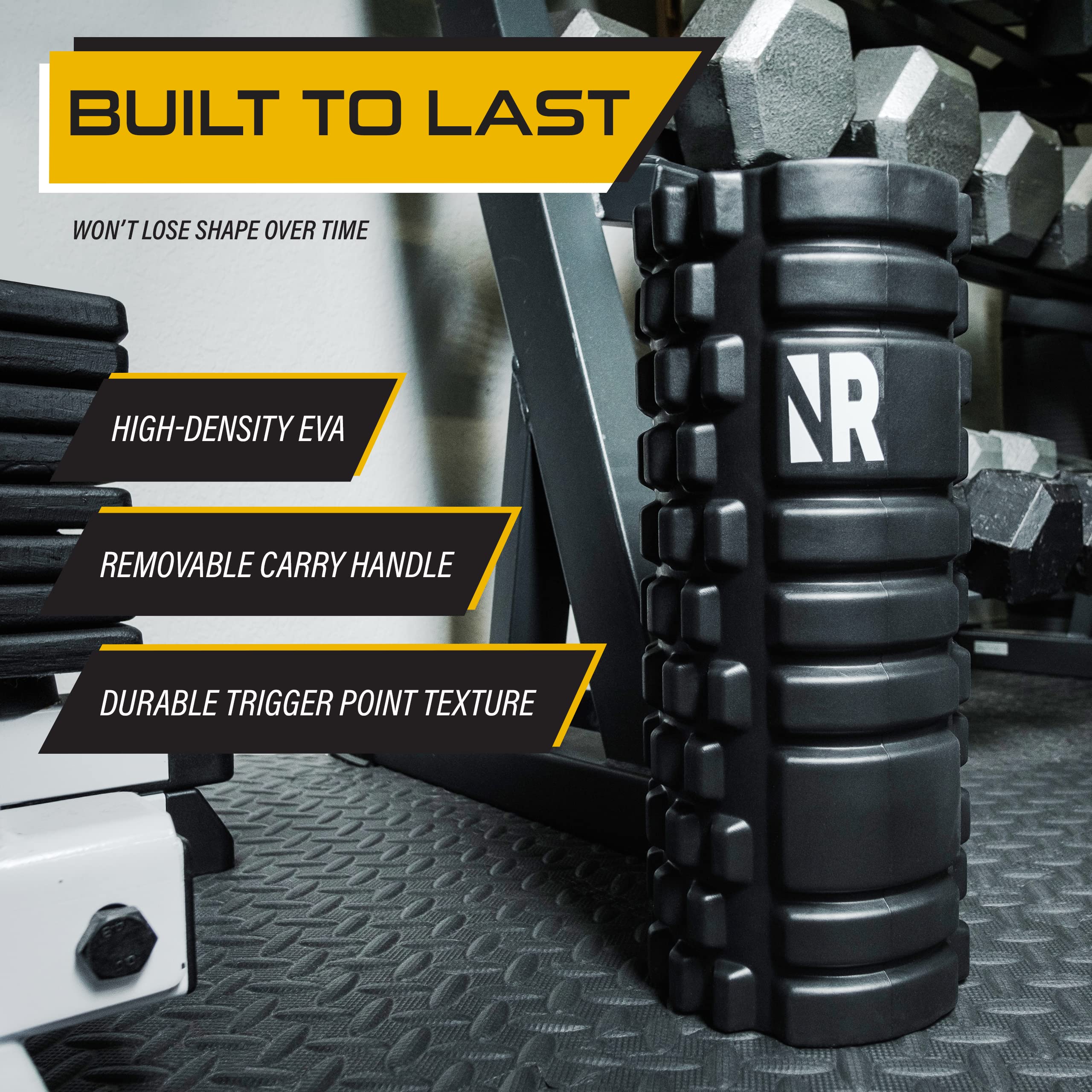 Nextrino Vibrating Foam Roller & InfinityBall Peanut Massage Ball Bundle