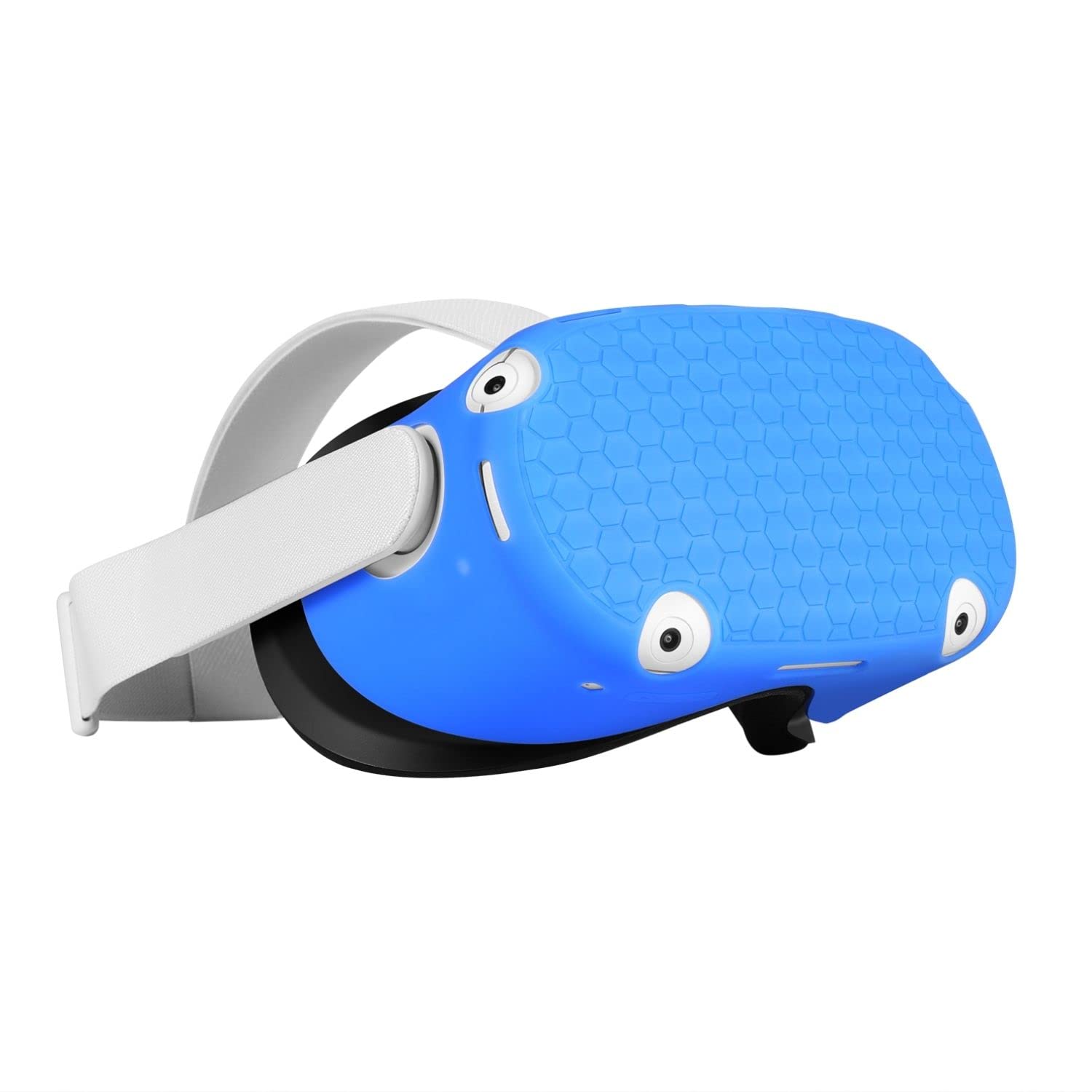 TNP VR Cover for Oculus Quest 2 Cover - Blue Silicone VR Cover for Oculus Quest 2 Protective Cover - Anti Scratch Dust Bump Oculus Protective Cover