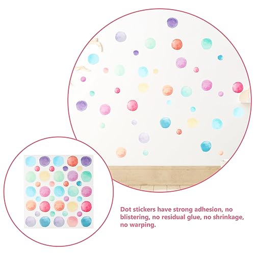 MAGICLULU 3 Sheets Dot Stickers Classroom Decorations Classroom Stickers Classroom Border Trim Adhesive Border Sticker Classroom Blackboard Accessories PVC Bulletin Board It Can Move