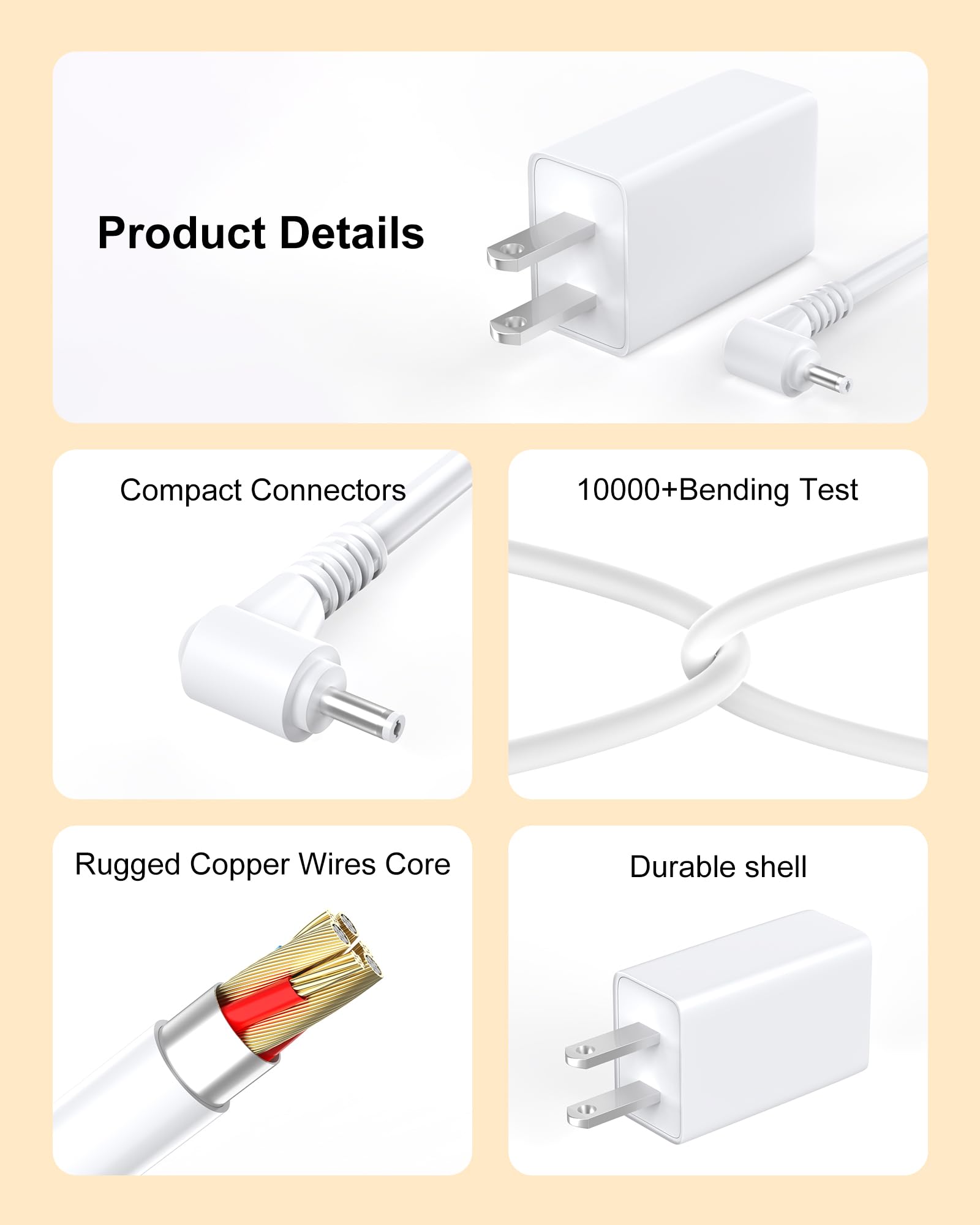 Replacement for Infant Optics Dxr-8 Pro Charger Only Compatible with Infant Optics Baby Monitor (NOT for Camera Unit/NOT for DXR8)