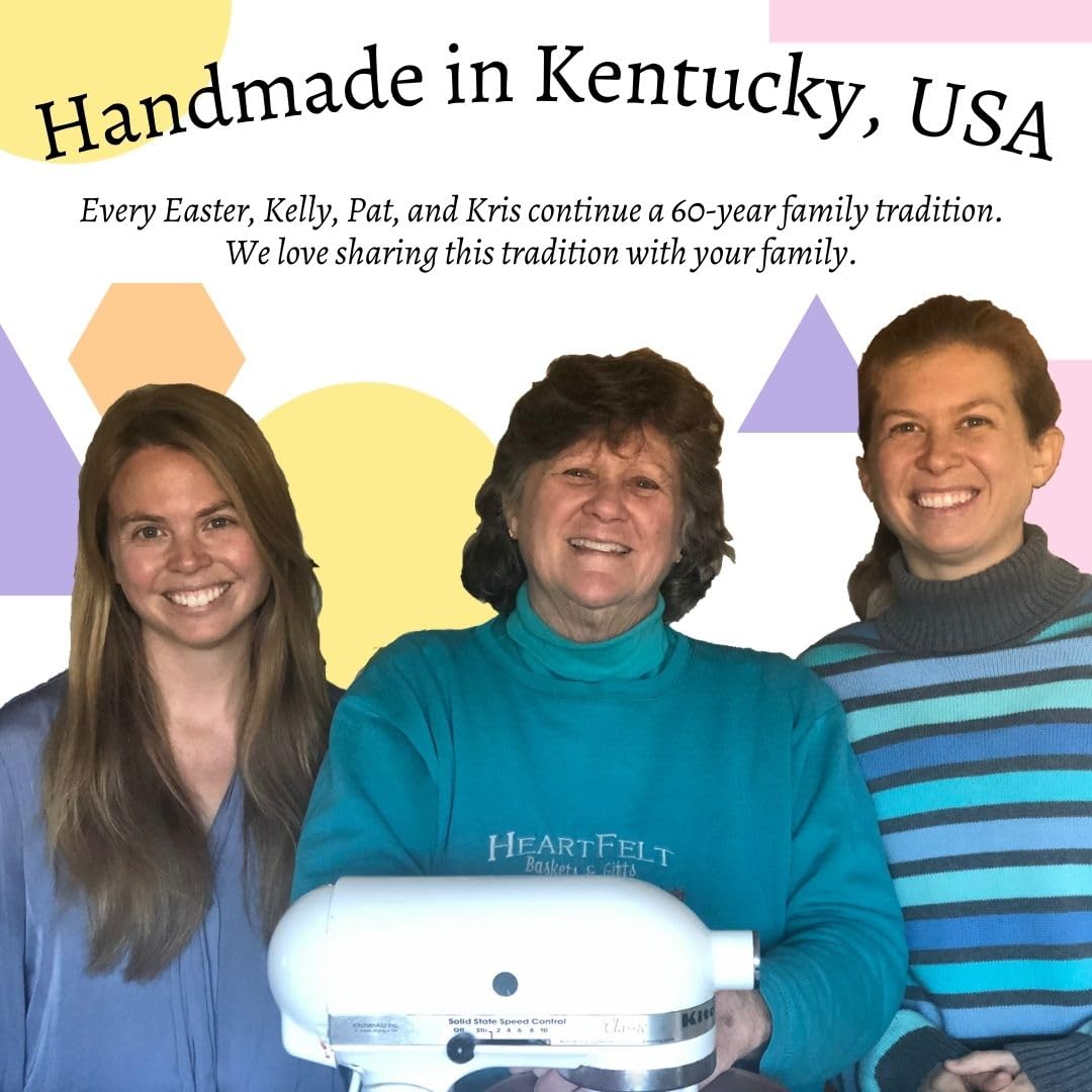 Retro-Style Panoramic Sugar Easter Egg, single; scene inside, perfect for Easter basket, centerpiece, or child gift