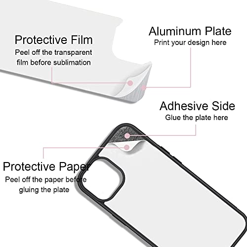 O BOSSTOP 5PCS Sublimation Blanks Phone Cases Covers for iPhone 11, Soft Rubber Protective Shockproof Case Anti-Slip Printable DIY iPhone 11 Case(6.1 inch)