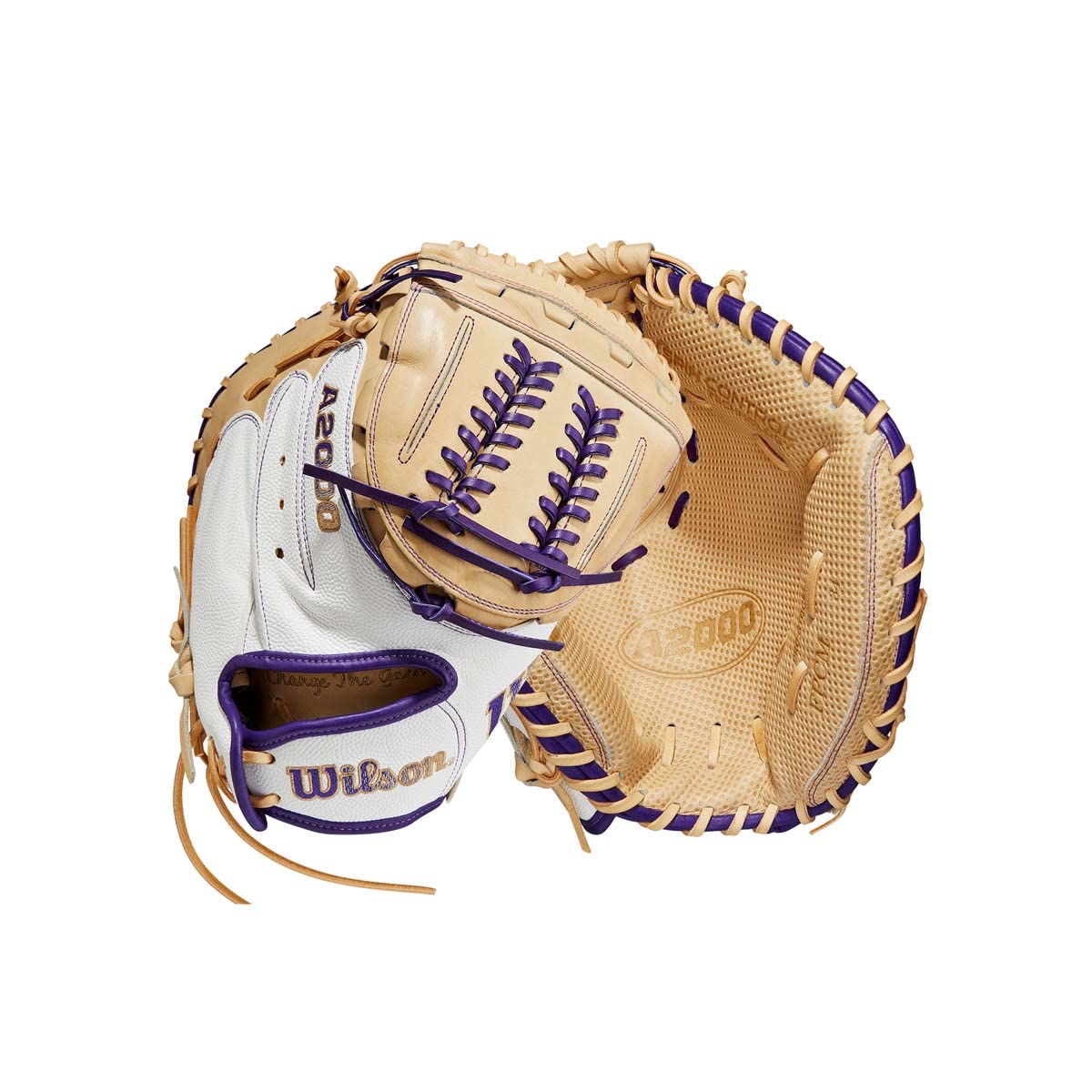 Wilson 2023 A2000 Aubree Munroe Game Model with SuperSkin WBW10101834 34" Fastpitch Catcher's Mitt