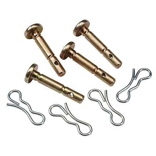 savone 10 Pairs Snowblowers Shear Pins Kit - 738-04124A 738-04124 Shear Pins and 714-04040 Cotter Pins Fits for MTD Cub Cadet Troy Bilt Snowblowers