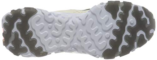 NIKE Women's Race Running Shoe, Pale Ivory Black Volt Laser Crimson, 6 us