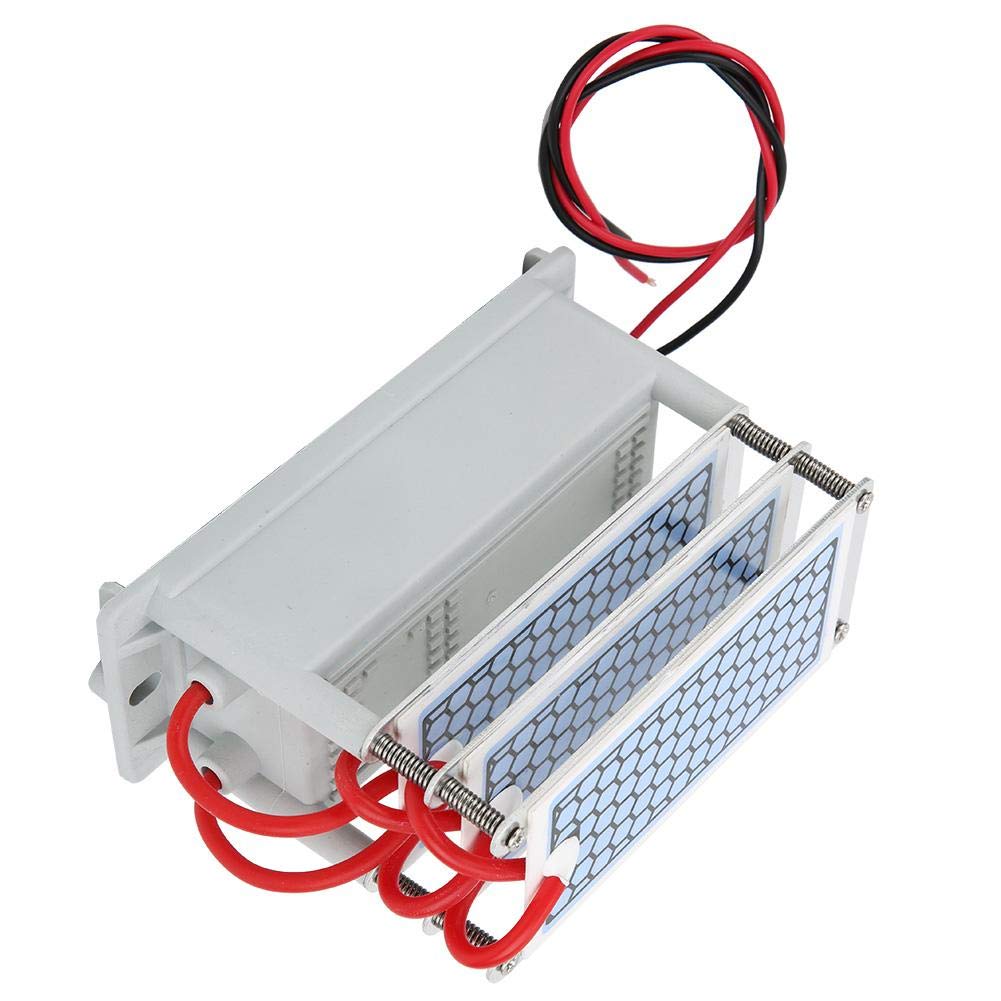 Ozone Generator, Ceramic Plate Air Purifier 3.1kv-3.5kv Ozone Disinfection Machine Ceramic Plate Air Purifier for Dryer Refrigerator(110V)