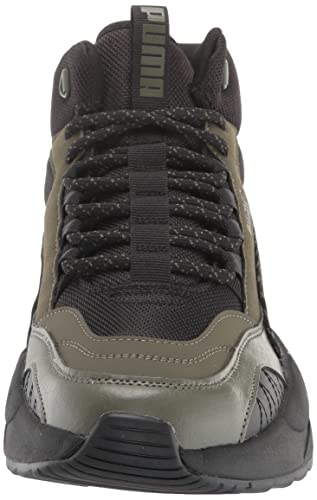 Puma Unisex X-Ray 2 Square Mid Winter Sneaker, Forest Night-Forest, 9.5 US Men