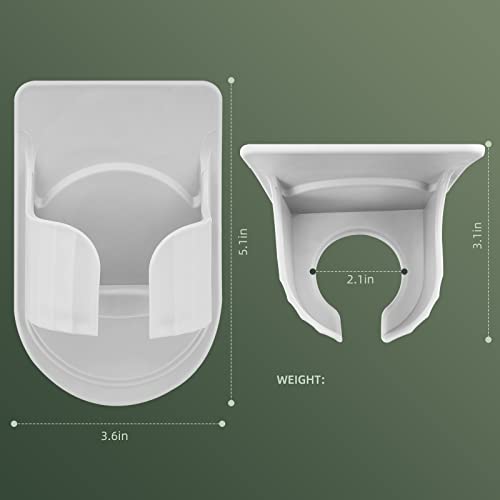 PLVTNM Wine Glass Holder for Shower Bathroom Cup Holder Bathtub Spa Suitable for Beer,Wine Bottle,Drink,1Pack Silicone Wall-Mounted with Bead Chain