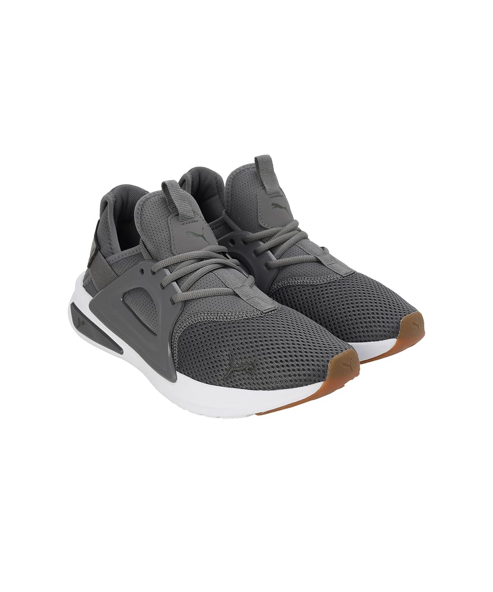 PUMA(プーマ) Unisex's Running Training Sneakers Athletic Shoes, Cool Dark Grey/Martle/Gum/Puma White, 27.0 cm
