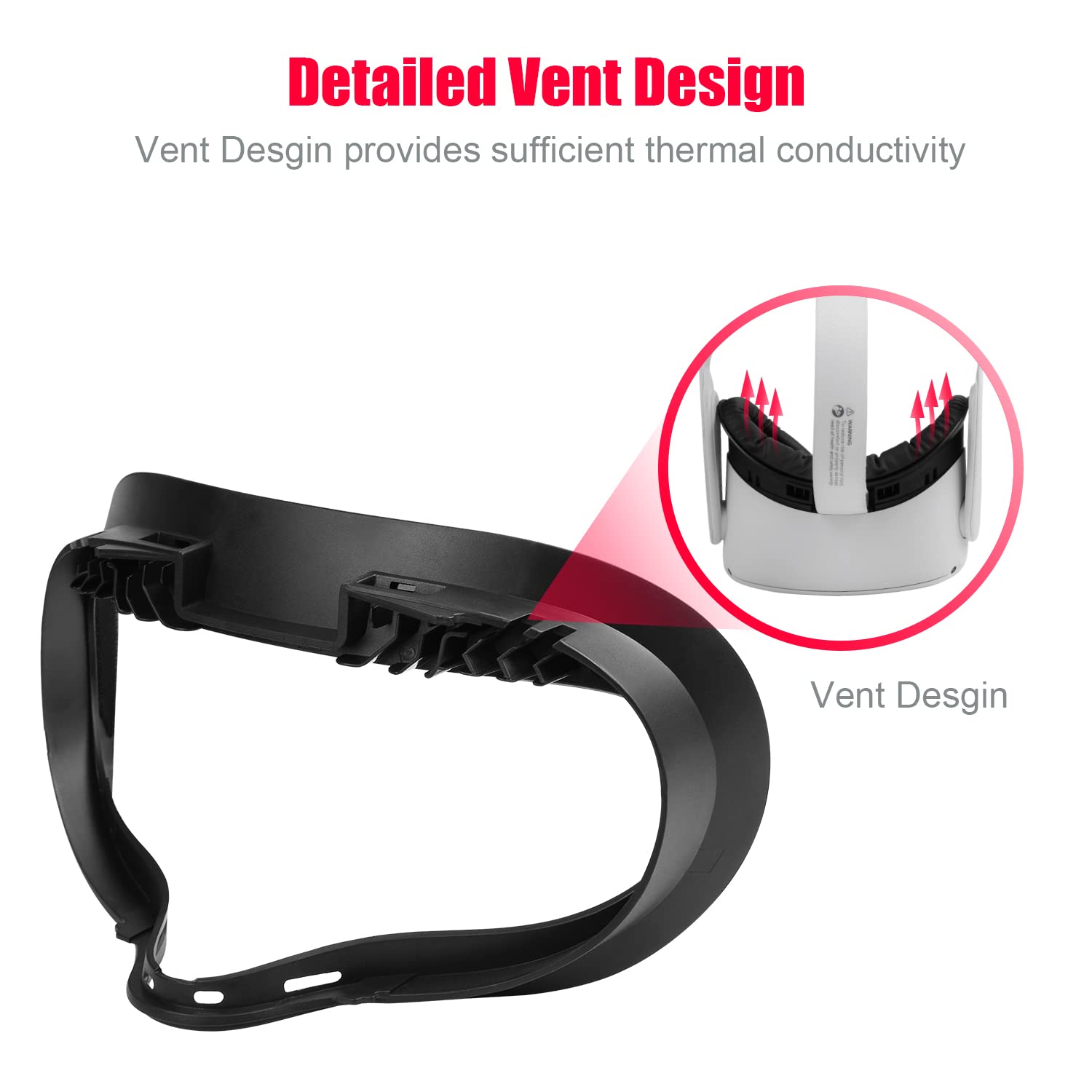 TechKen VR Face Pad for Oculus Quest 2 and Comfort Headstrap with 8000mAh Battery Pack