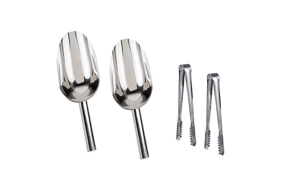 Sweet Candy Buffet Ice Tongs & Scoops (Silver-2 set)