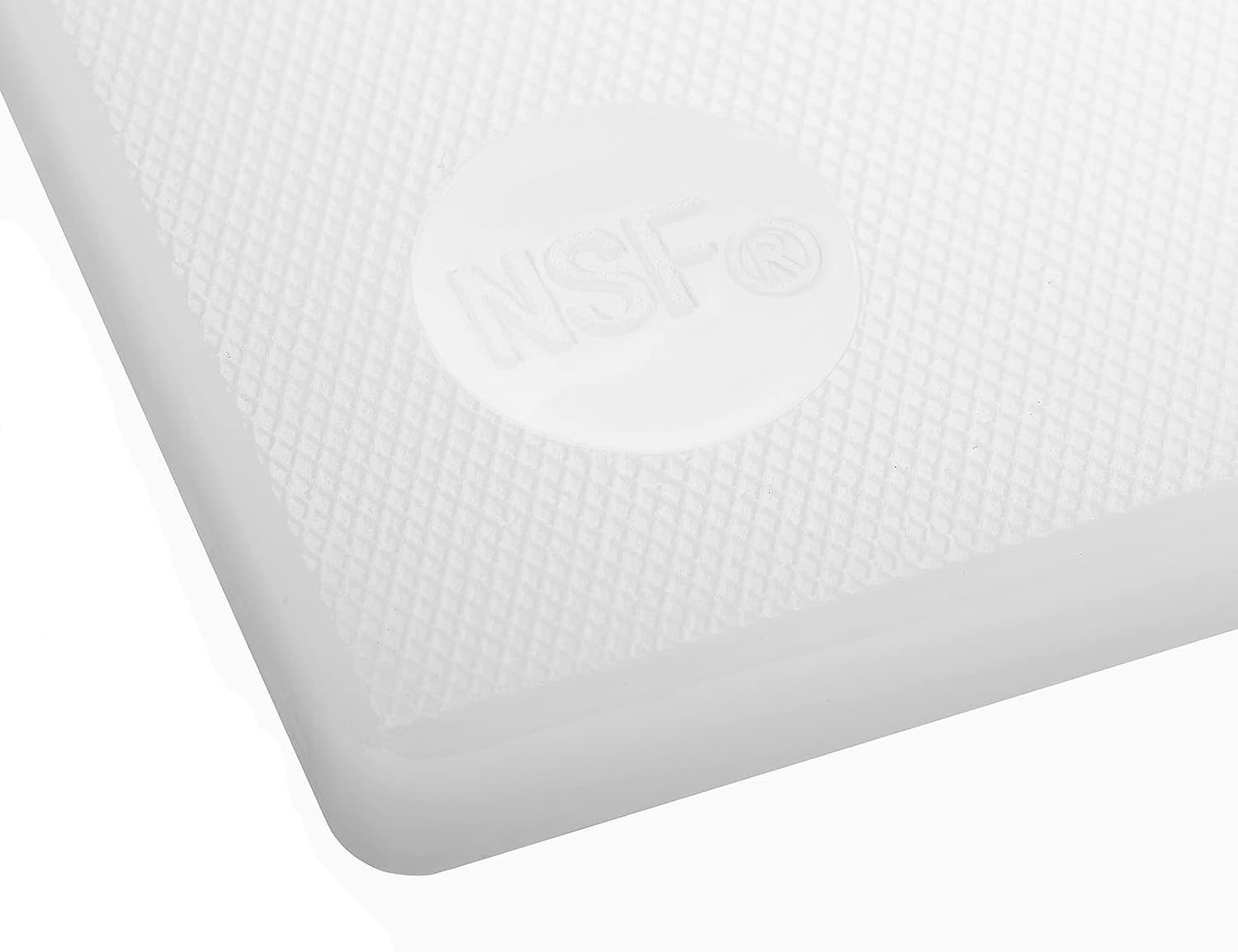 Soro Essentials β 18β x 24β x 3/4β Plastic White Color Cutting Board- Color Coded Chopping Board Cutting Board for Kitchen Meat Vegetables Dishwasher Safe Non-Slip Surface