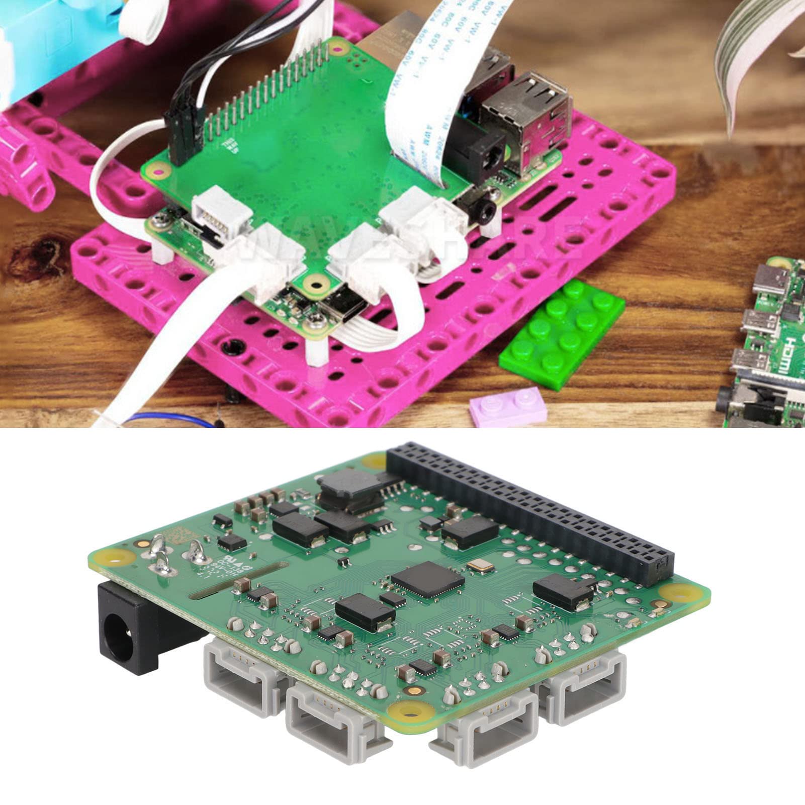 Zyyini for Raspberry Pi Build HAT, RP2040 Microcontroller Chip for Raspberry Pi, for RasPi Build Hat with a 40 PIN GPIO Header