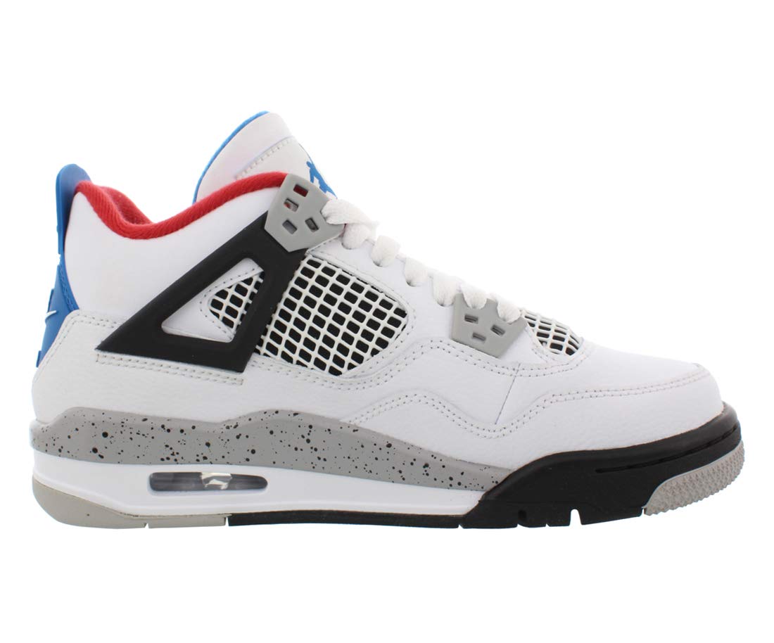 Nike Air Jordan 4 Retro GS Kids 'What The' Blue/Red/White 408452-146 (Size: 4Y)