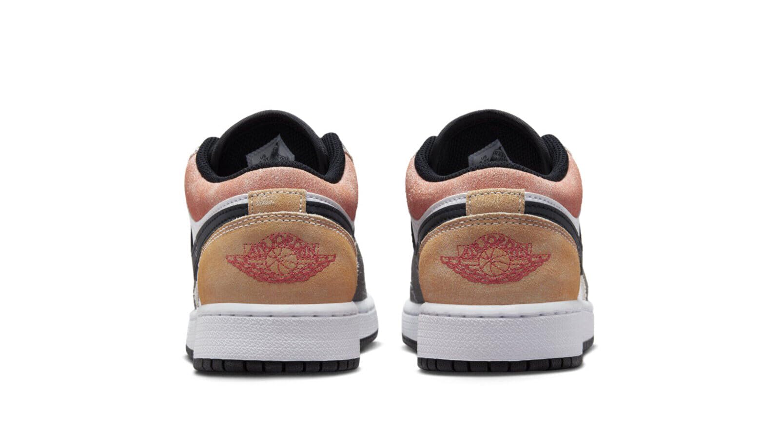Nike Air Jordan 1 Low SE GS Black/Sundial-Magic Ember Size 7 7 Big Kid